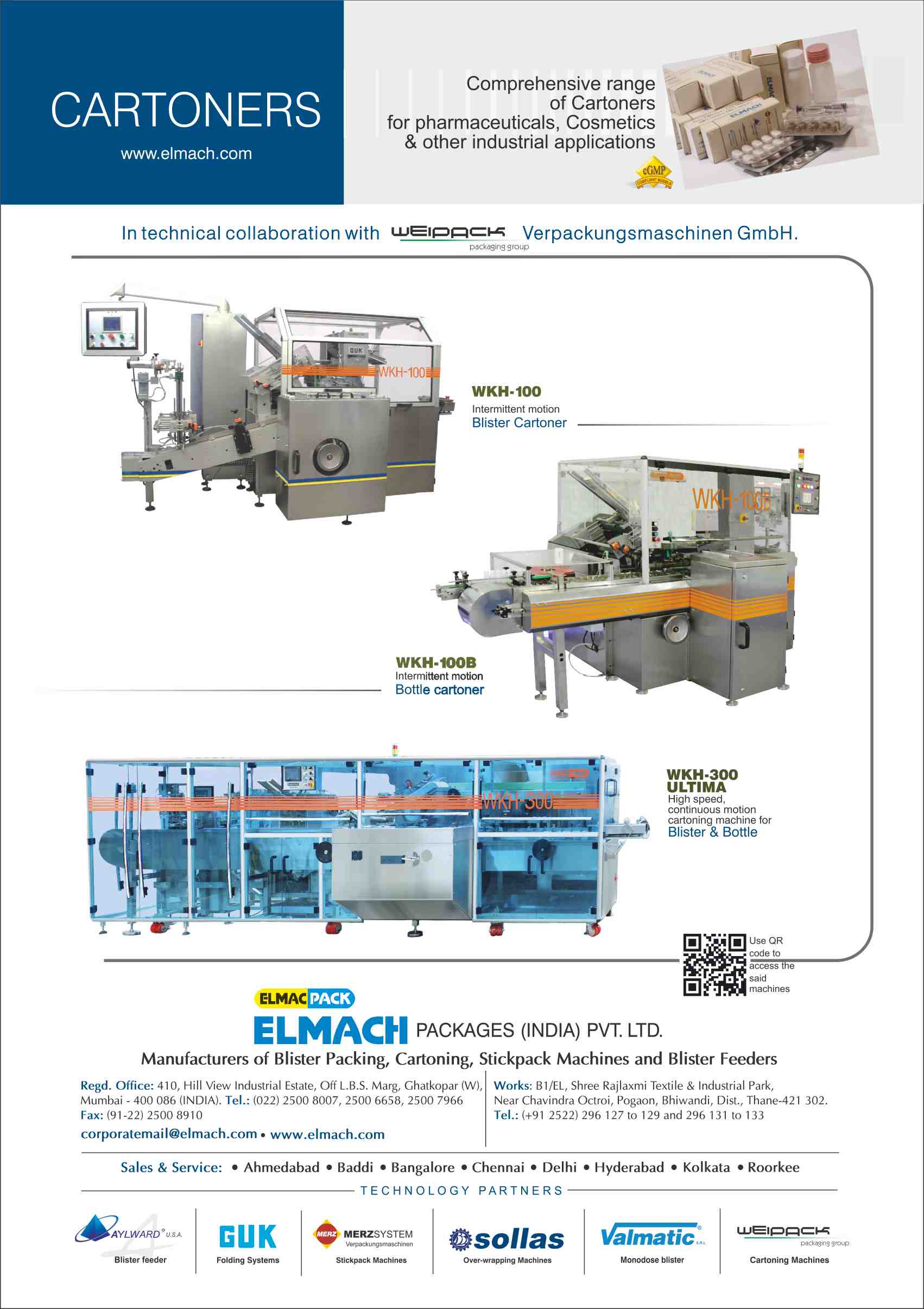 Elmach Packages (India) Pvt. Ltd. – Pharma Machines & Technology
