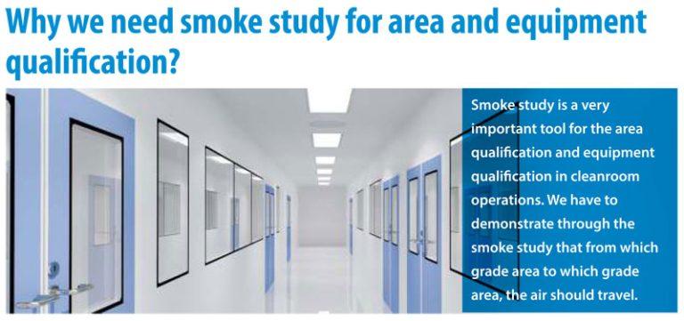 Why we need smoke study for area and equipment qualification? – Pharma ...