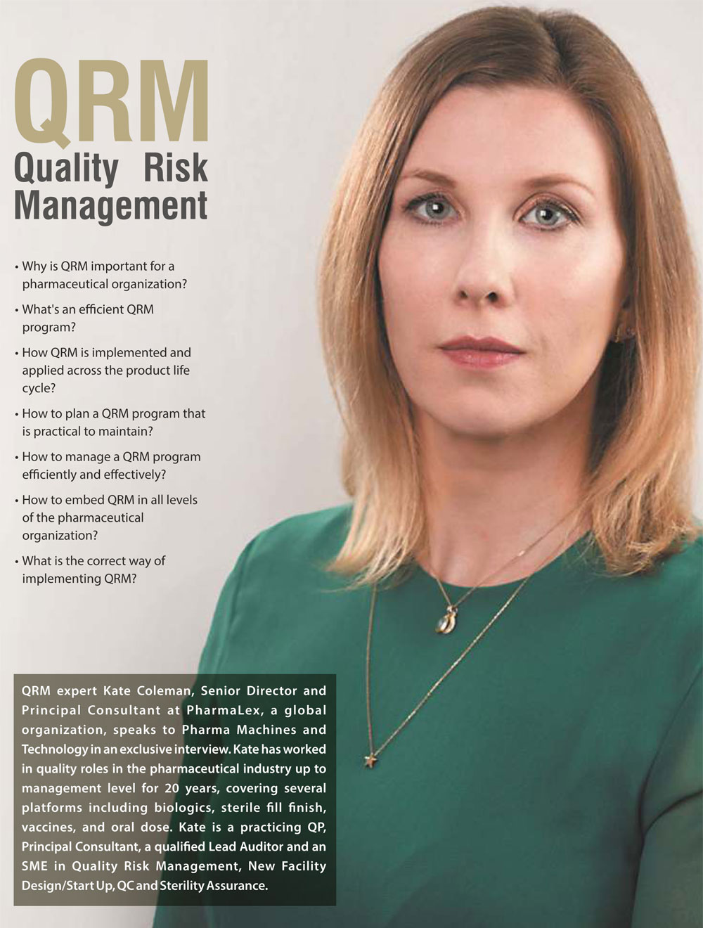 QRM Quality Risk Management – Pharma Machines & Technology
