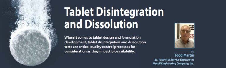 Tablet Disintegration and Dissolution – Pharma Machines & Technology